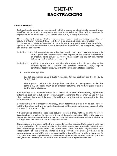 Daa Unit Iv Pdf Algorithms Algorithms And Data Structures