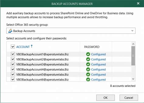 microsoft office 365 automated auxiliary backup deployment