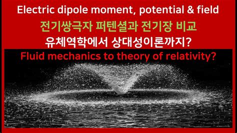 28b 전기쌍극자 퍼텐셜 전기장 맥스웰방정식 응력 에너지텐서 Electric Dipole Potential Maxwell 28b 전기쌍극자 퍼텐셜 전기장 맥스웰방정식 응력 에너지텐서 Electric Dipole Potential Maxwell