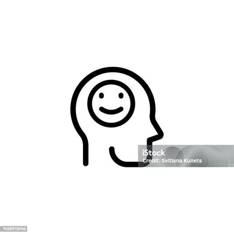 헤드 라인 아이콘입니다 남자 머리 프로필 얼굴 미소 감정 승인 아바타 남자 남자 성격 그림 통신 익명 로그인 사람 개념입니다