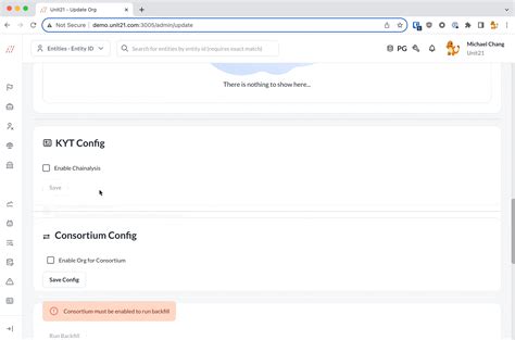 Bug Fix KYC Admin Config Management