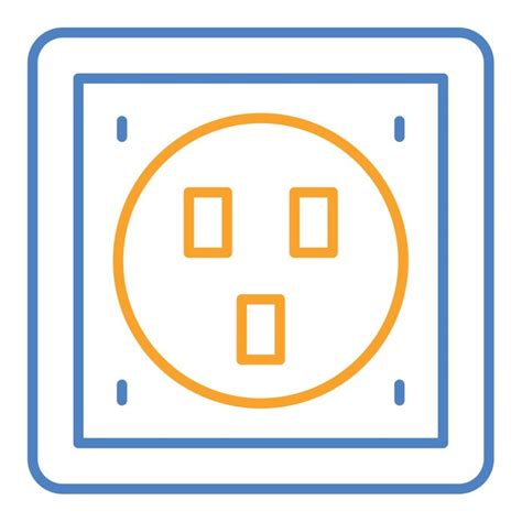 Power Socket Icon Premium Vector