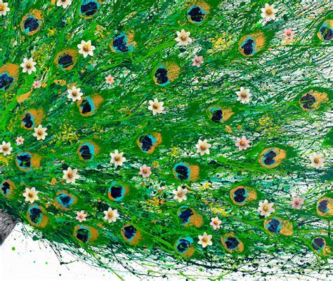 Poetic Peacock Original Australian Art Ashvin Harrison