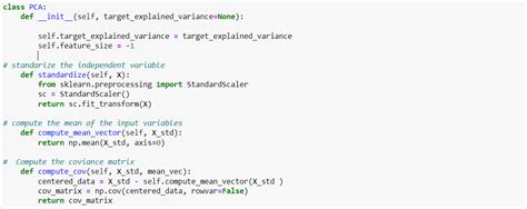 principal component analysis algorithm from scratch step by step by k