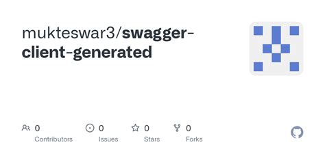 Github Mukteswar3swagger Client Generated
