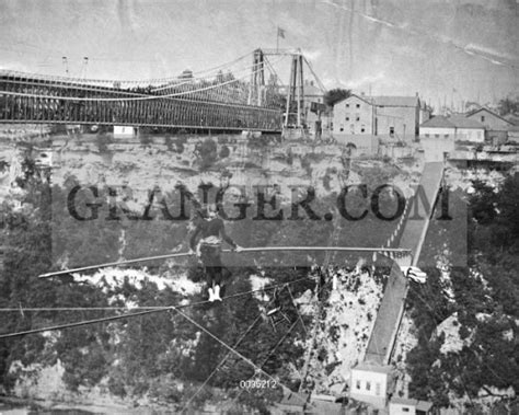 Image of CHARLES BLONDIN (1824-1897). Assumed Name Of Jean Francois Gravelet. French Tightrope ...