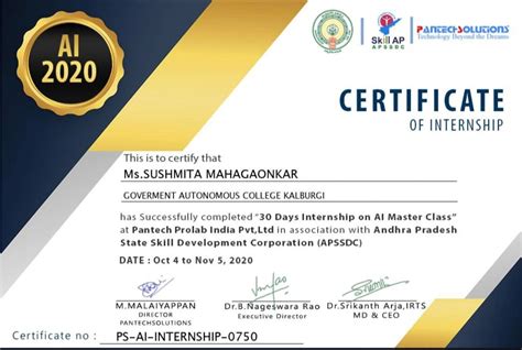 Pantechsolutions Artificialintelligence Sushmita Mahagoankar