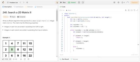 Krushna Kanta Rout On Linkedin Solved Search A 2d Matrix Ii