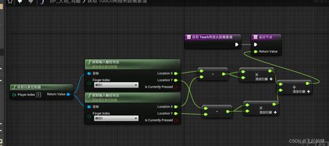 【虚幻引擎】ue4 Ue5 实现单指旋转，两指缩放