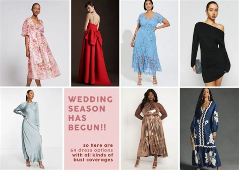 Wedding Guest Dresses Based On Bust Coverage Everyone Should Feel