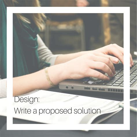Design Write A Proposed Solution Mcl Consulting