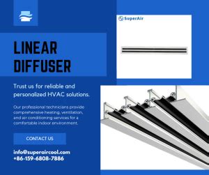 Linear Diffuser Precision Airflow For Modern Spaces HVAC Duct Fittings Air Conditioning