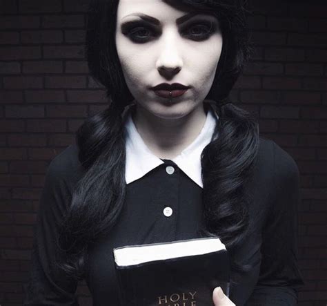 Kylie Devyn Kylie Motionless In White Halloween Face Makeup