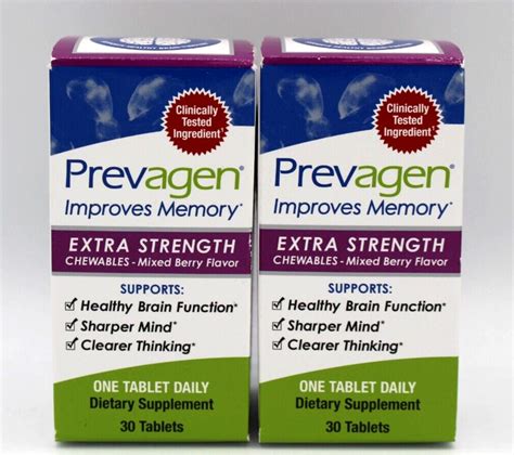 Prevagen Extra Strength Chewables Lot Of 2 60 Tablets Total Ebay