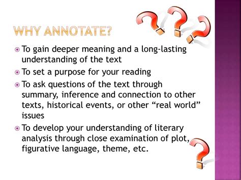how to annotate text effectively ppt download