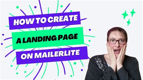 Create A Landing Page On MailerLite Email Marketing Series Part YouTube