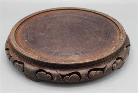 Grand Et Ancien Socle Support Pour Vase Statue Asiatique Asie 30 Cm Eur 50 99 Picclick Fr