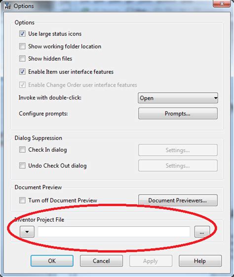 Solved Select Project File Message When Opening File From Vault
