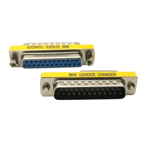 Pc DB D Sub Pin Connectors Mini Gender Changer Adapter RS Serial Connector Male To Male