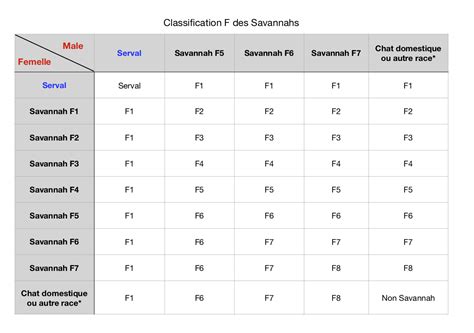 Classification Club Du Chat Savannah