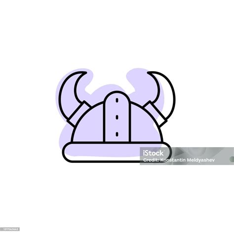 역사 세트의 색상 그림자 벡터 아이콘이 있는 역사 바이킹 모자 개념에 대한 스톡 벡터 아트 및 기타 이미지 개념 검은색