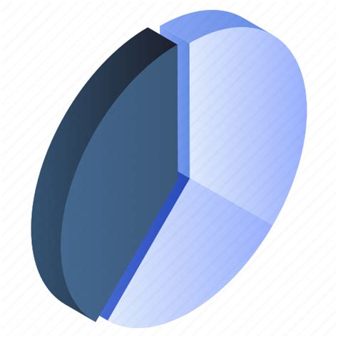 pie chart graph data analytics statistics infographic icon