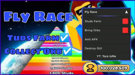 Fly Race Script Hydrogen Script Auto Tuds Collect Orb Paradis Update YouTube