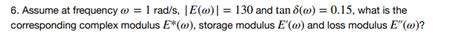 solved 6 assume at frequency rad s and what is the