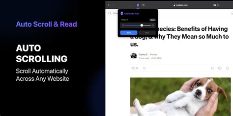 Auto Scroll And Read Safari Extension Effortlessly Auto Scroll