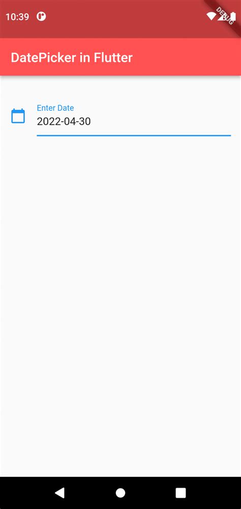 Date Picker In Flutter Mobikul