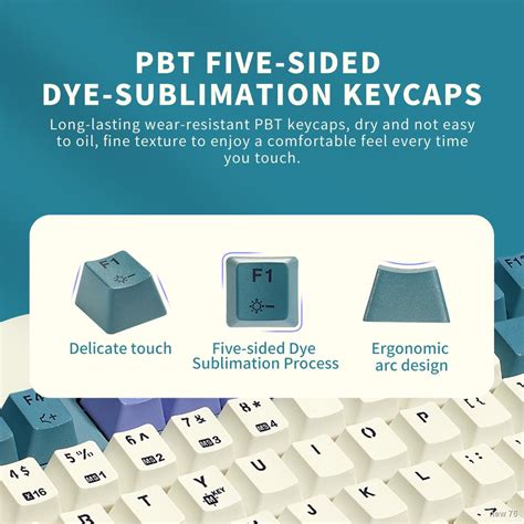 mechanical keyboard HEXGEARS GK707 PBT Keycaps Mechanical Keyboard ...