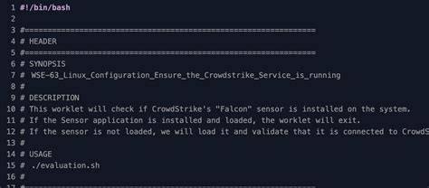 Linux Configuration Ensure The Crowdstrike Service Is Running