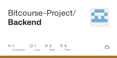 Github Bitcourse Projectbackend