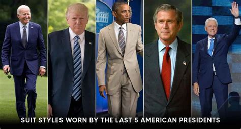 5 Suit Styles Worn By The Last 5 American Presidents