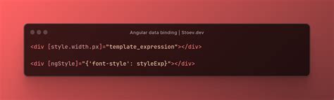 Angular Data Binding