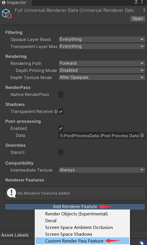 【unity3d】renderer Feature简介 Csdn博客