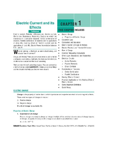 Electricity By Aakash Pdfcoffeecom