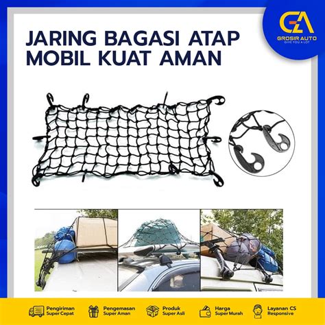 Jual JARING ATAP MOBIL / Cargonet Atap / Tali atap mobil ROOF RACK | Shopee Indonesia