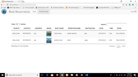 Online Boat Reservation System In Php With Source Code Code Projects