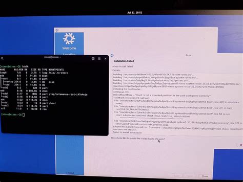 Failed To Install Bootloader Newbie Help Nixos Discourse