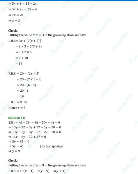 RS Aggarwal Class Exercise A Solutions RS Aggarwal Solutions