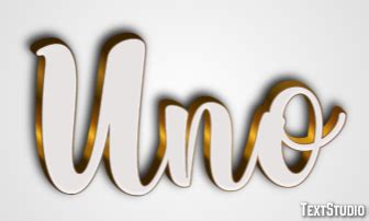 Uno Text Effect And Logo Design Brand