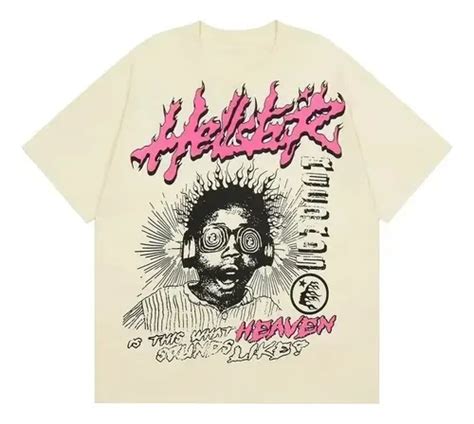 Camiseta Holgada De Algodón Hell Star De Moda Para Hombre Meses Sin