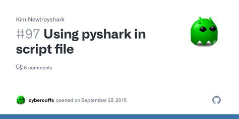 Using Pyshark In Script File Issue KimiNewt Pyshark GitHub
