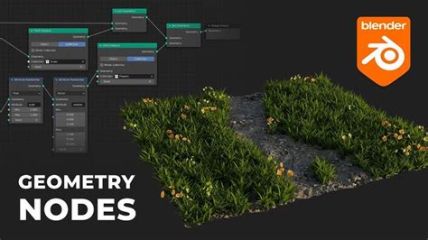 Геометрические ноды в Blender 3d моделирование Обучение Блендер