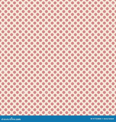 Polka Dot Seamless Pattern Dotted Background With Circles For Printing On Fabric Wallpaper