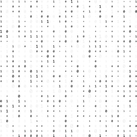 Premium Vector Numbers On The Screen Stream Of Binary Code Computer