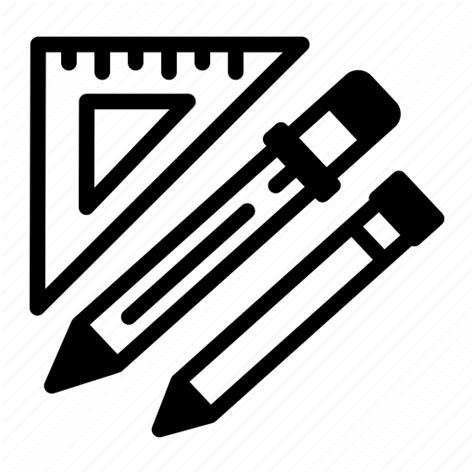 Drafting Tools Geometry Stationery School Supplies Drawing Icon Download On Iconfinder