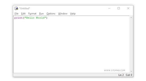 Come Scrivere Un Programma In Python Stemkb It