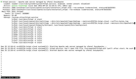 Rvice Cant Open Pid File Runapache2dpid Yet After